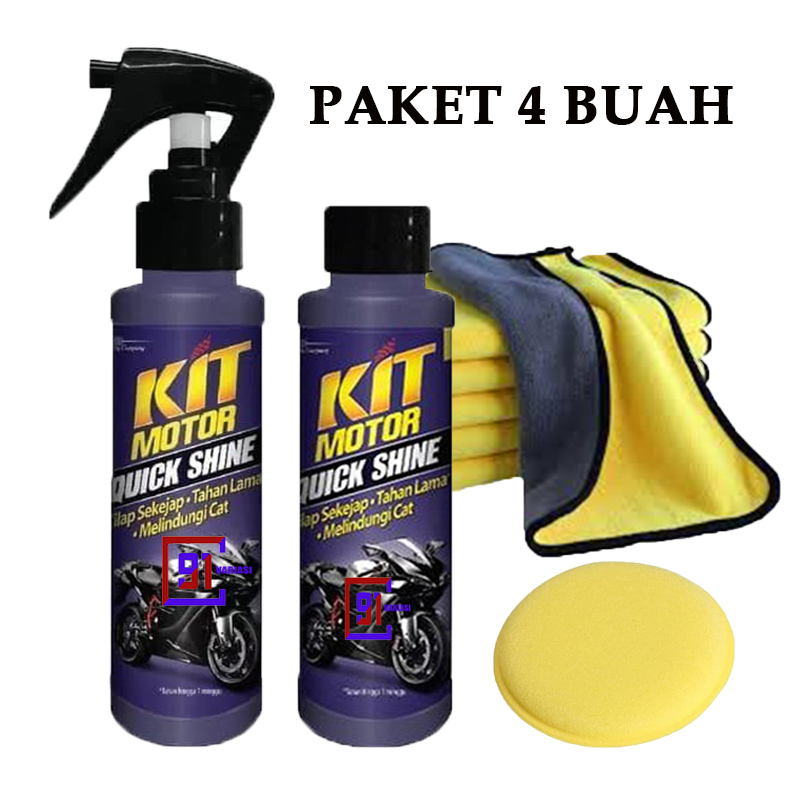 Jual KIT Motor Quick Shine Pump 100ml Quick Shine Refill Pengkilap Body ...