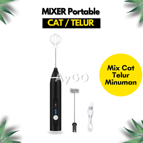 Jual MINI MIXER CAT / MIXER TELUR / MIXER PORTABLE / MIXER KOPI / MIXER ...