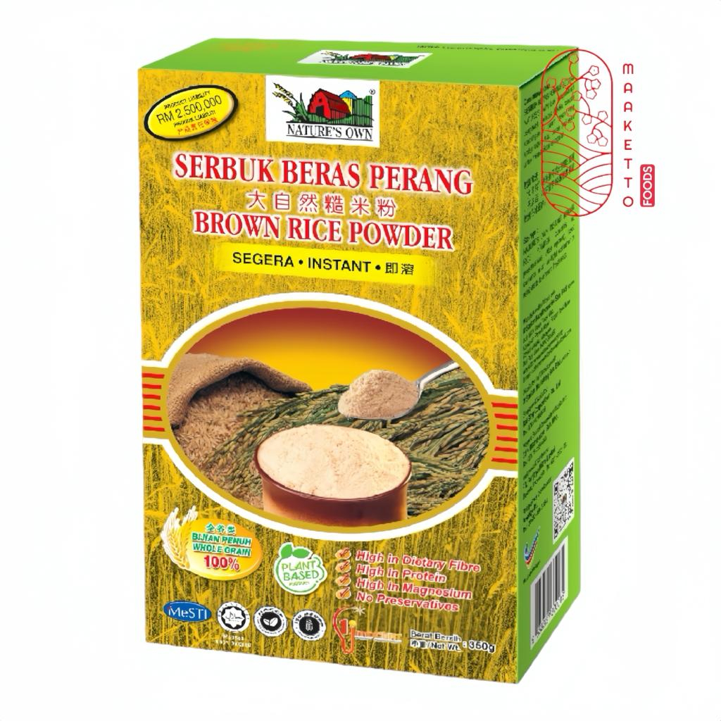 Jual Serbuk Beras Perang Brown Rice Powder Nature's Own / Minuman ...