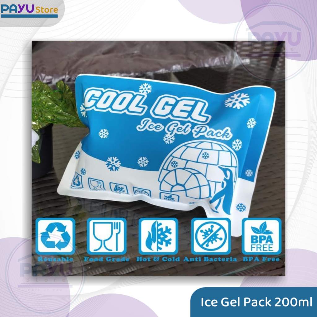 Jual [PY107] [PY153] Ice Gel Pack 200/400 ML Blue Cool Jelly Cooler ...