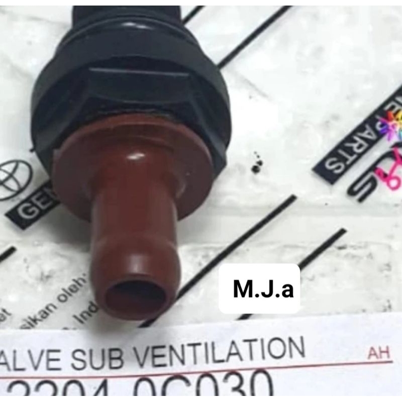 Jual Valve pvc ventilasi innova fortuner hilux asli 1pc 12204-0C030 ...