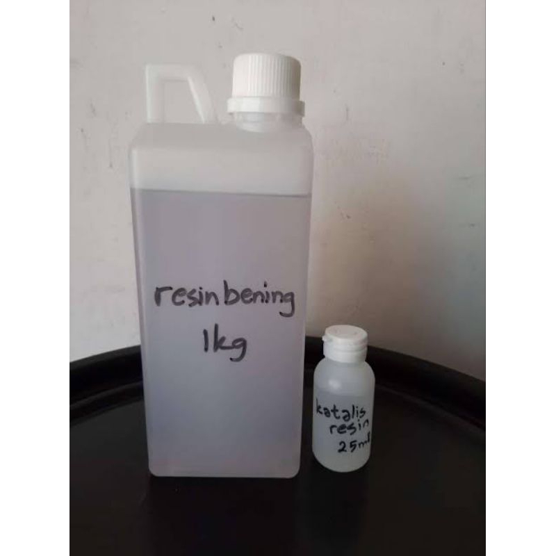 Jual Resin Bening 1KG (katalis 25ml) | Shopee Indonesia
