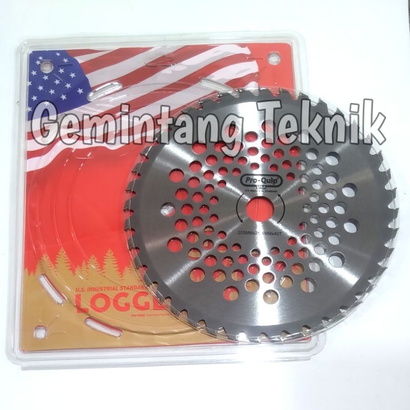 Jual Mata Pisau Potong Rumput Bulat 40T Pro Quip Pisau Bulat Mesin Potong Rumput BG 328 Brush ...