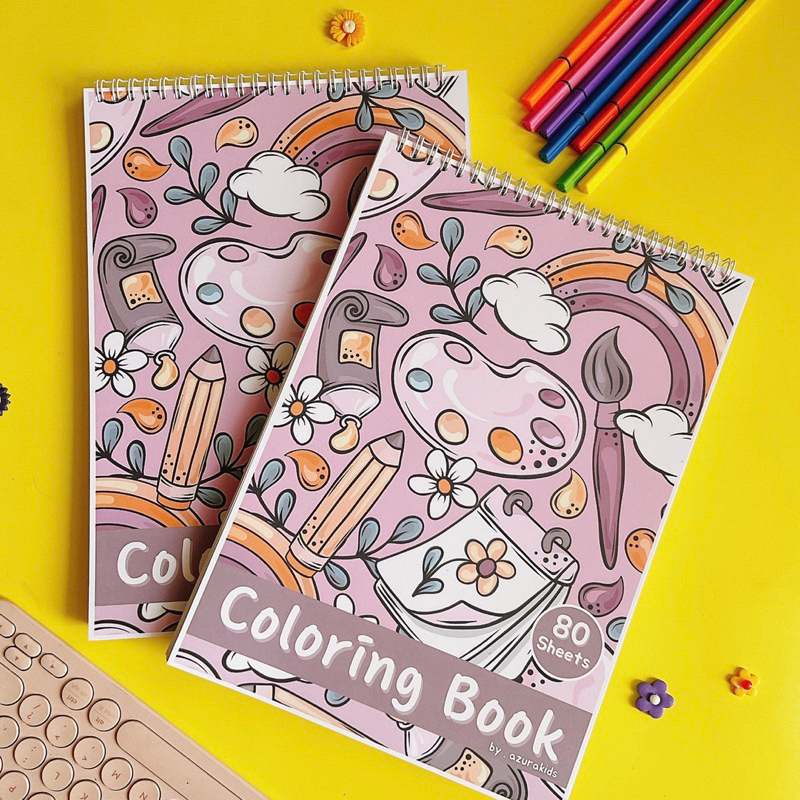 Jual Buku Mewarnai Anak usia 3 4 5 Tahun TK PAUD Coloring Book Doodle ...