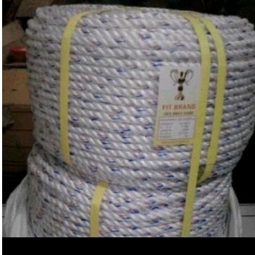 Jual 12mm tali nilon putih 12 mili tali tambang plastik nylon rope tali ...