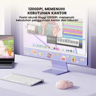 Jual ROBOT M380 Mouse Wireless Silent Key Portable Rabbit Kelinci ...