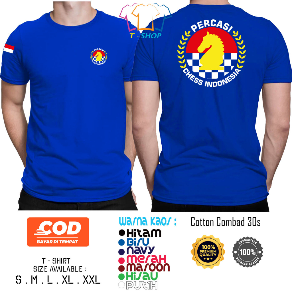 Jual Kaos Baju PERCASI Chess Indonesia Persatuan Catur Seluruh ... Jual Kaos Baju PERCASI Chess Indonesia Persatuan Catur Seluruh ...