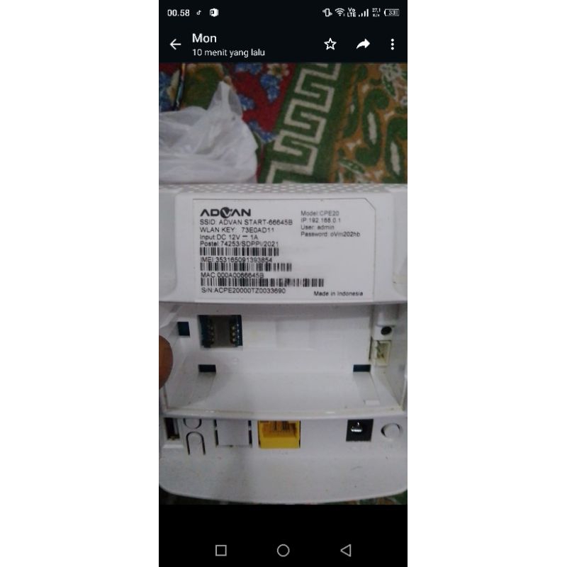 Jual orbit ADVAN CPE20 | Shopee Indonesia
