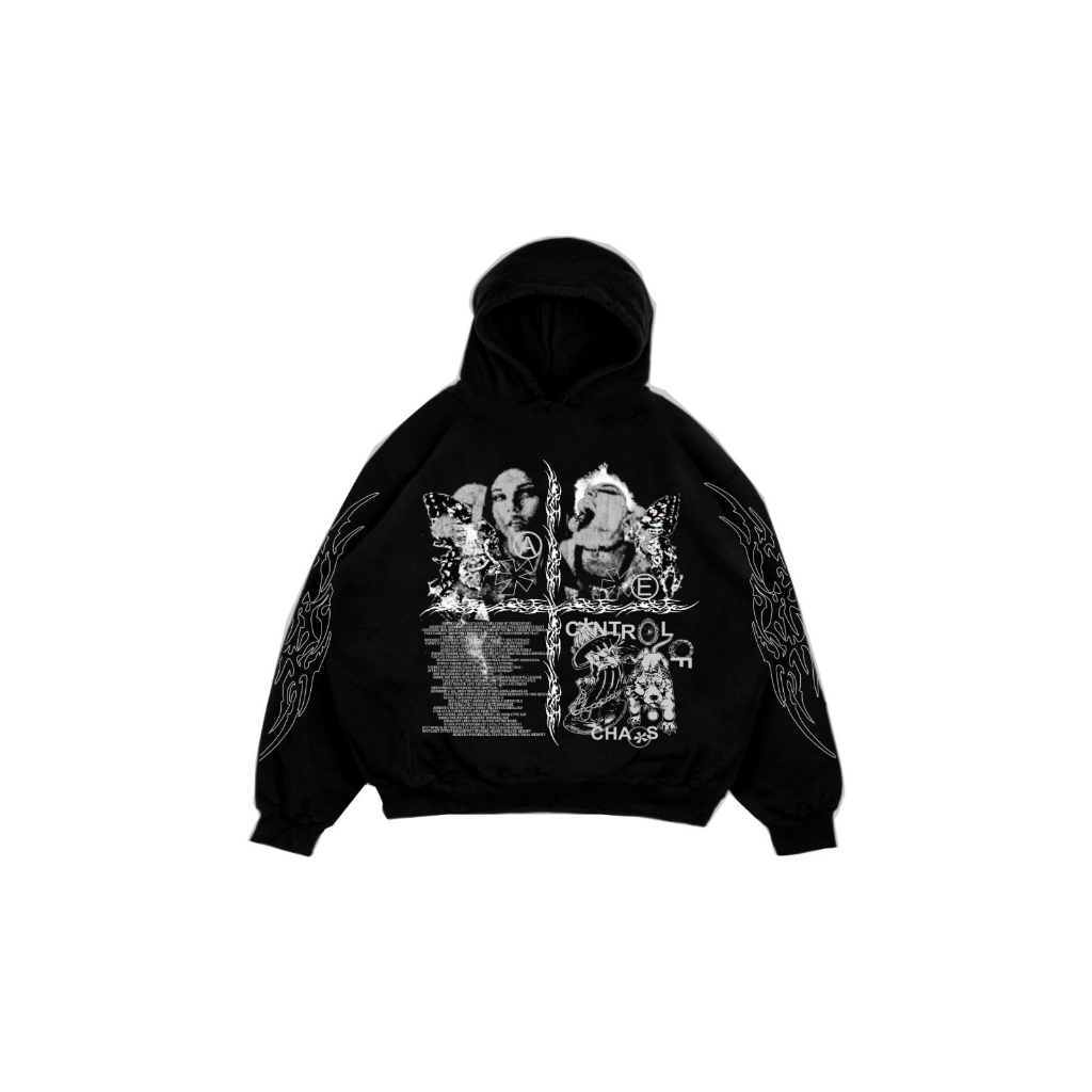 Jual PROGRESSIVE | HOODIE BOXY CUT | BLACK | IDEALISM | Shopee Indonesia