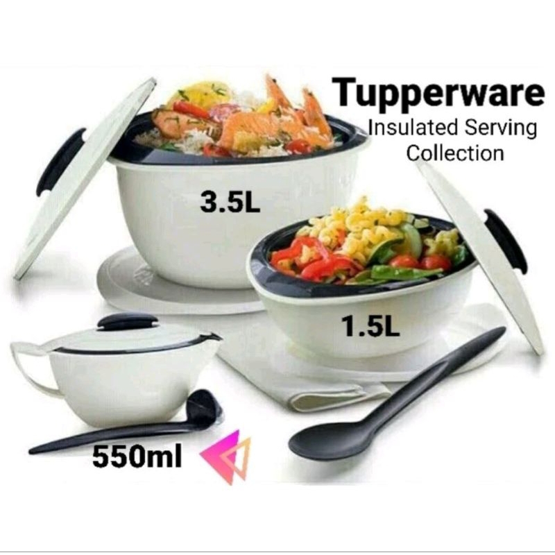 Jual Insulated Serving Collection Tupperware | Shopee Indonesia