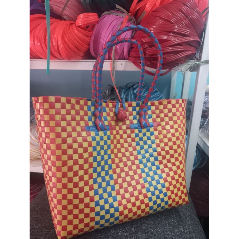 Jual Tas Anyaman Keranjang Belanja Souvenir Hajatan Tas Pasar Murah ...