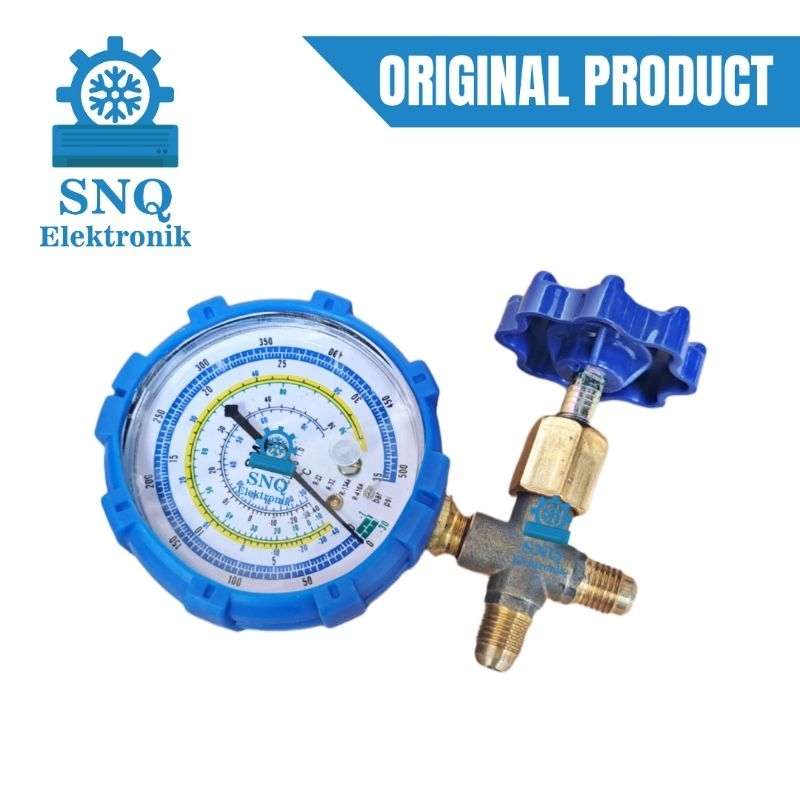 Jual Manifold ac R32 R410 / analizer single untuk pengisian freon AC R22, R32, R134a, R410, dll ...