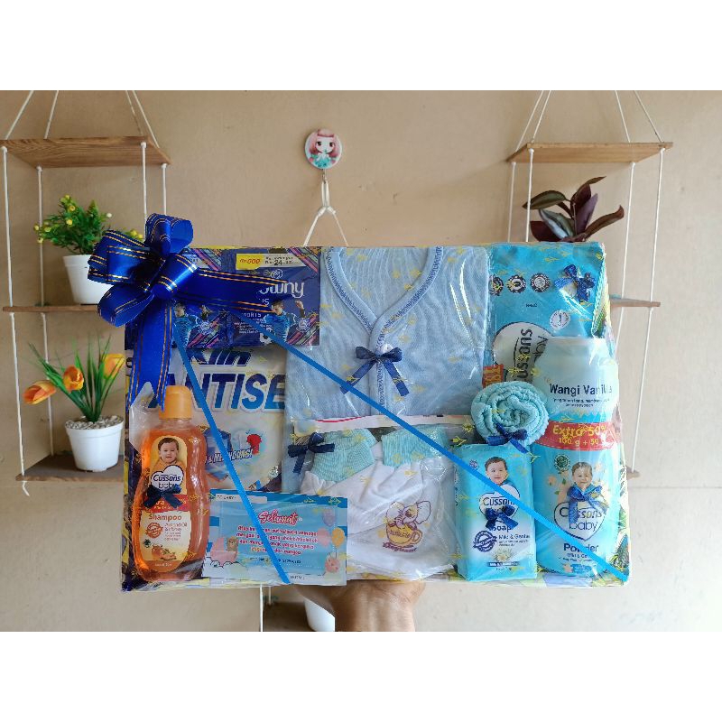 Jual parsel sambang bayi paket lengkap/parsel baby boy | Shopee Indonesia