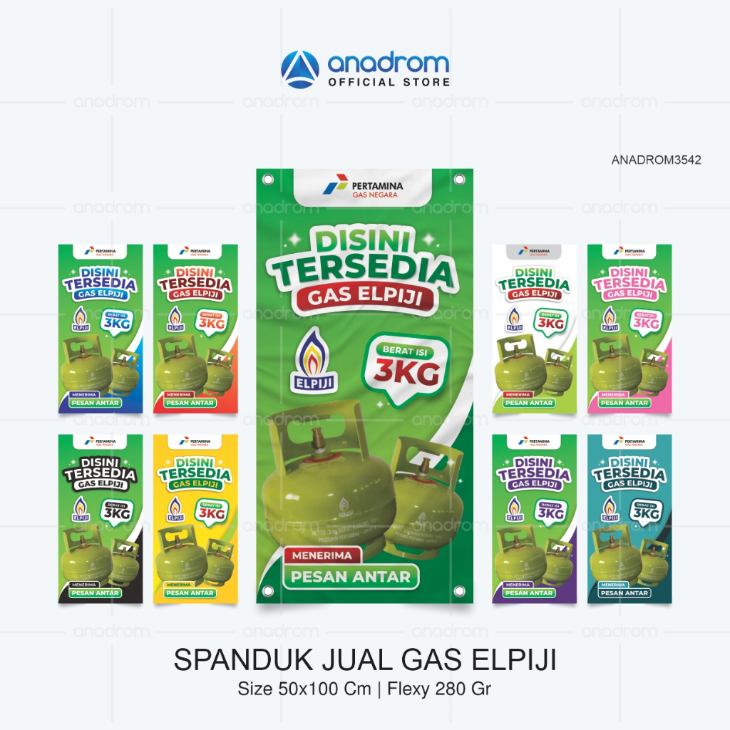 Jual Spanduk Jual Gas LPG 3 Kg | Spanduk Jual Gas Elpiji | Banner Agen ...
