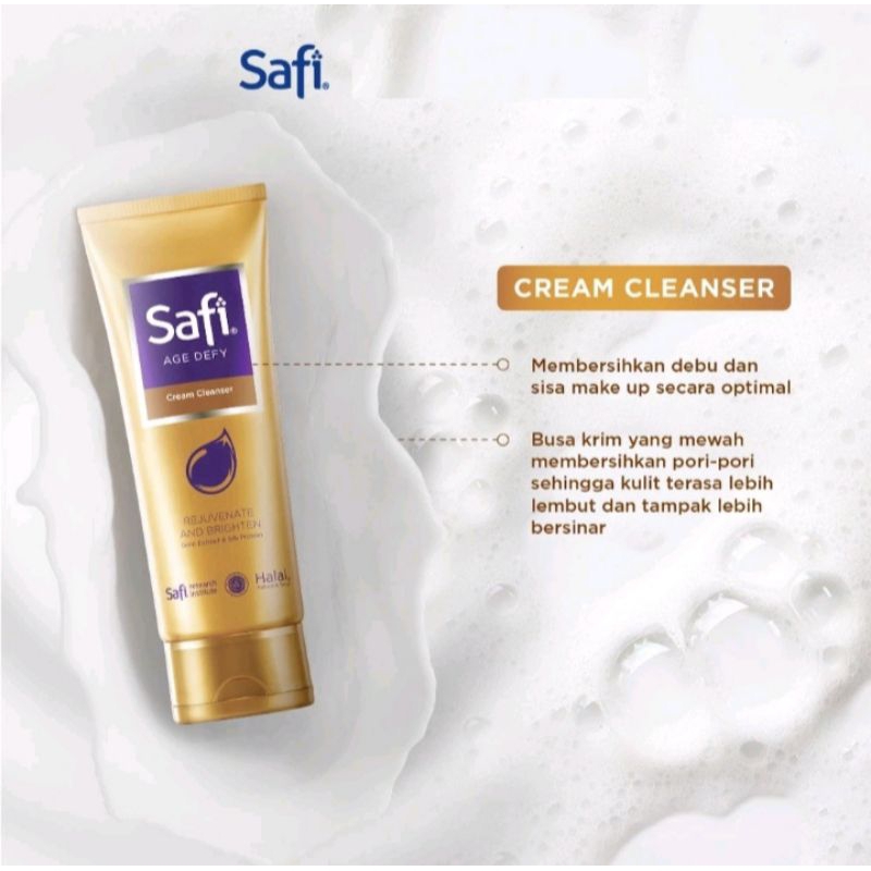 Jual SAFI Age Defy Cream Cleanser 100g | Shopee Indonesia