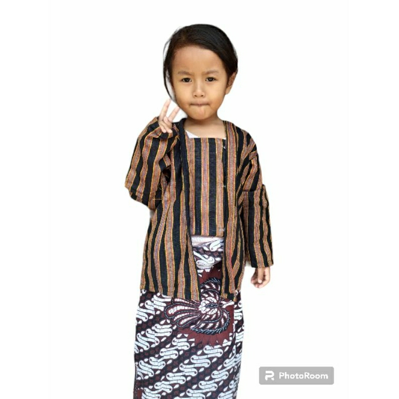 Jual COD !!! Setelan Surjan Kebaya Anak Cewek / Baju adat Jawa / Baju kutu Baru anak | Shopee ...