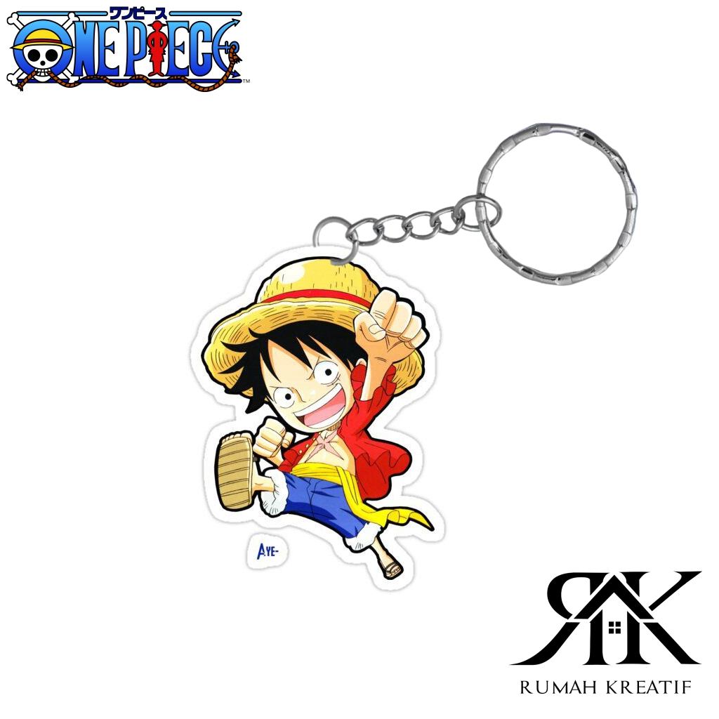 Jual Gantungan Kunci One Piece Monkey D. Luffy - Luffy gear 4 - Luffy ...