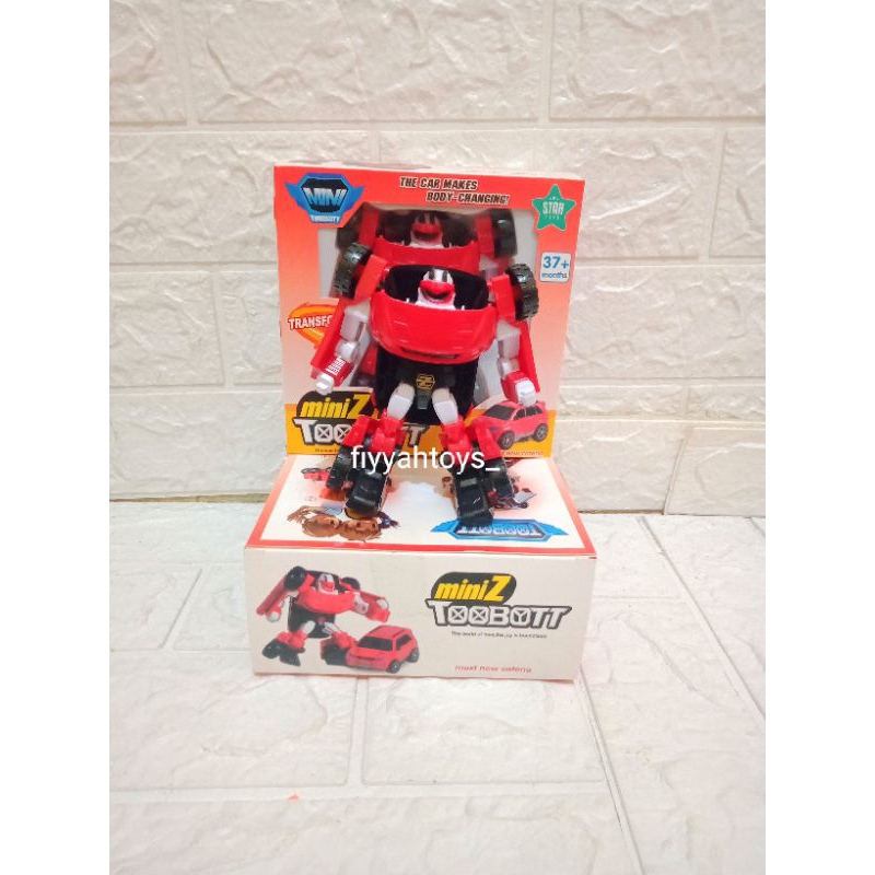 Jual Mainan Mini Robot Z Merah - Mainan Robot Mini Z | Shopee Indonesia