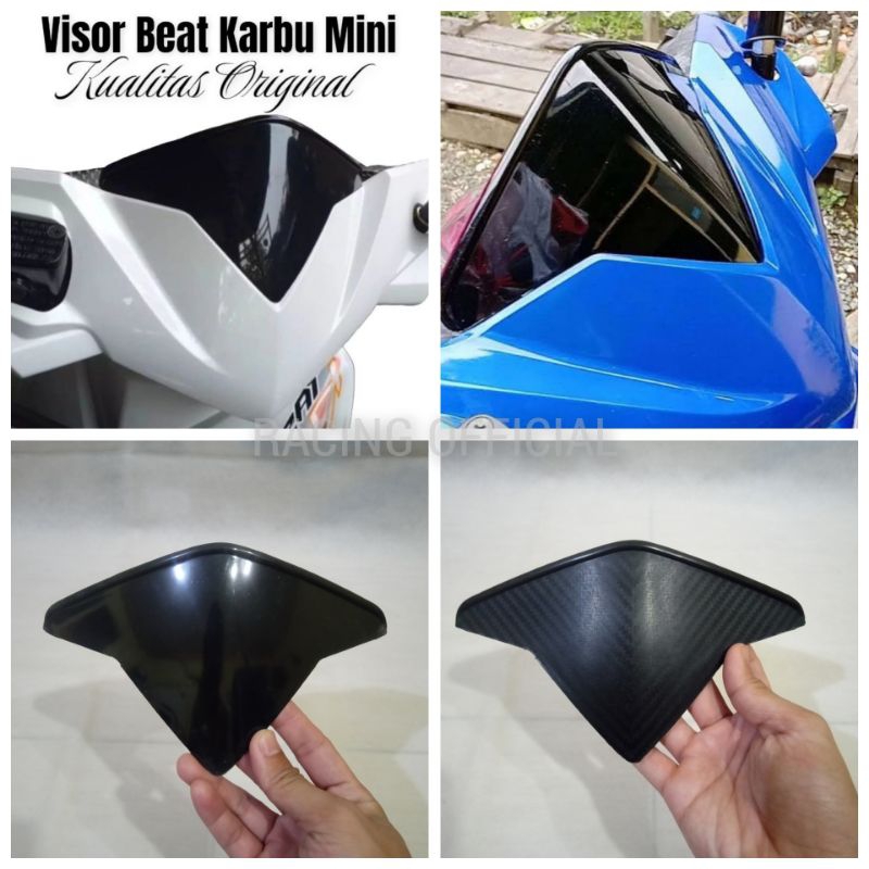 Jual VISOR BEAT CARBU WINDSHIELD BEAT OLD HITAM MOTIF CARBON | Shopee ...