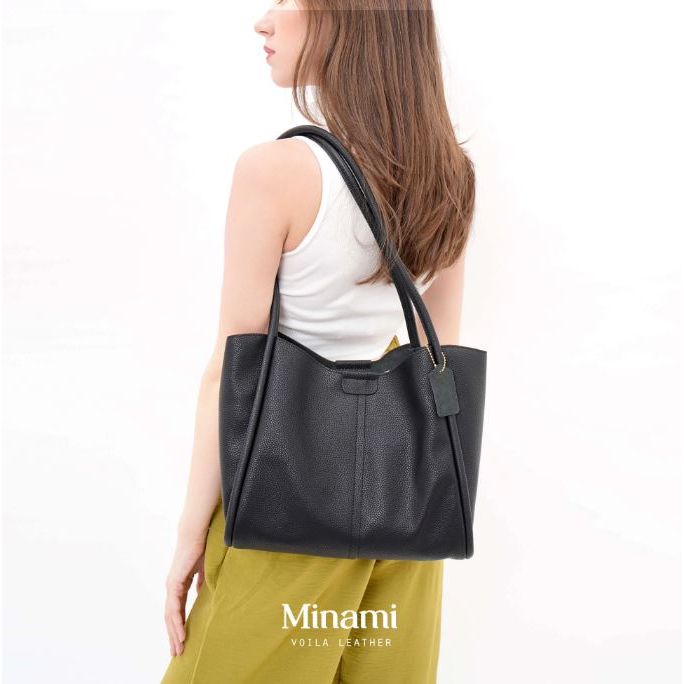 Jual VOILA LEATHER Tas Tote Wanita Kulit Asli Genuine Leather Tote Bag ...