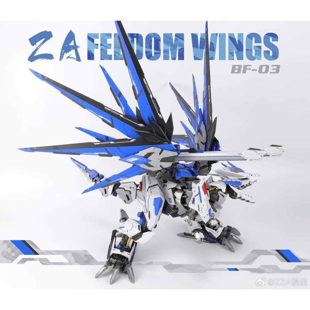 Jual Model kit Zoid ZA Model 1/72 War Dragon Freedom Wings Mecha Plamo ...