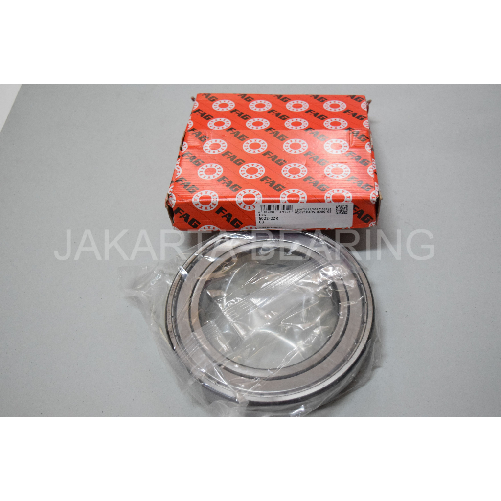 Jual Ball Bearing FAG 6022 2ZR C3 ORIGINAL | Shopee Indonesia