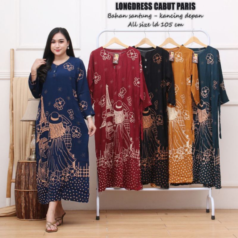 Jual [TERMURAH] LONGDRESS BUSUI 100rb DAPAT 3pcs / Daster lengan ...