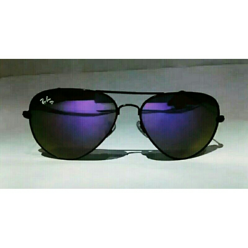 Jual Kaca Mata Ray-Ban Aviator Blue Italy | Shopee Indonesia