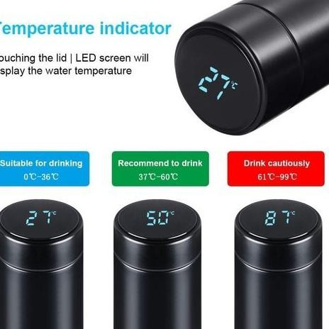 Jual Thermos Termos Tumbler Botol Minum Tahan Panas ada Display Suhu ...