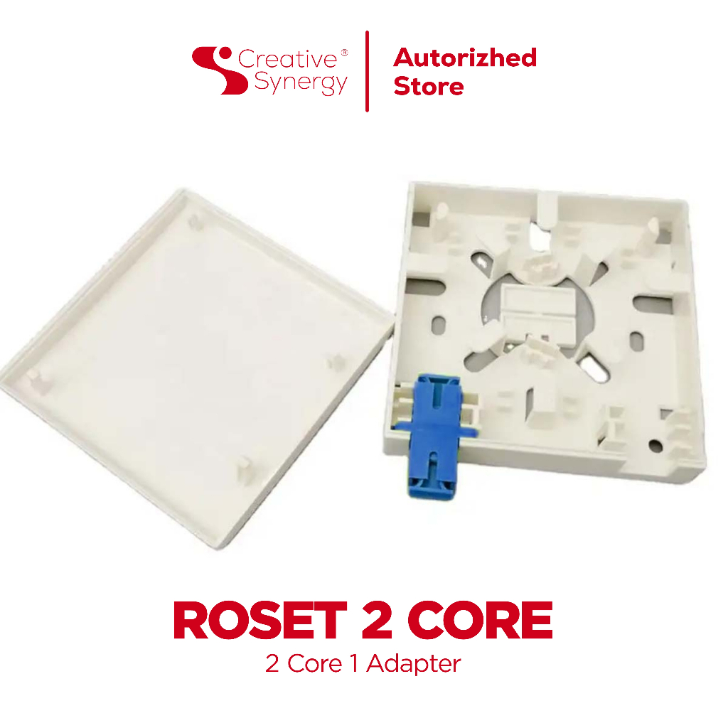 Jual Roset 2 Core Lengkap 1 Barel Sc Adapter Polos | Kotak Pigtail SC ...