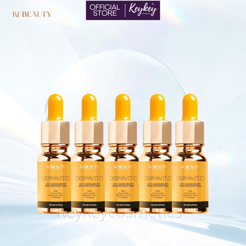 Jual PAKET USAHA SERUM DERMAVIT C NEW 10ml KFBEAUTY / KFSKIN 5pcs ...