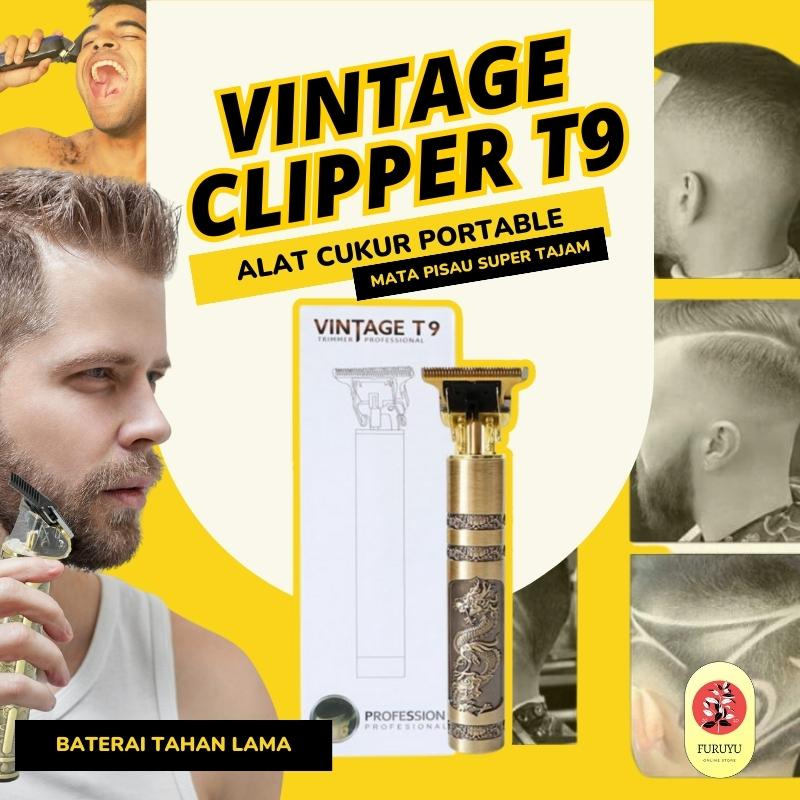 Jual alat mesin cukur potong rambut bulu kumis dan jenggot listrik Vintage T9 dragon hair ...