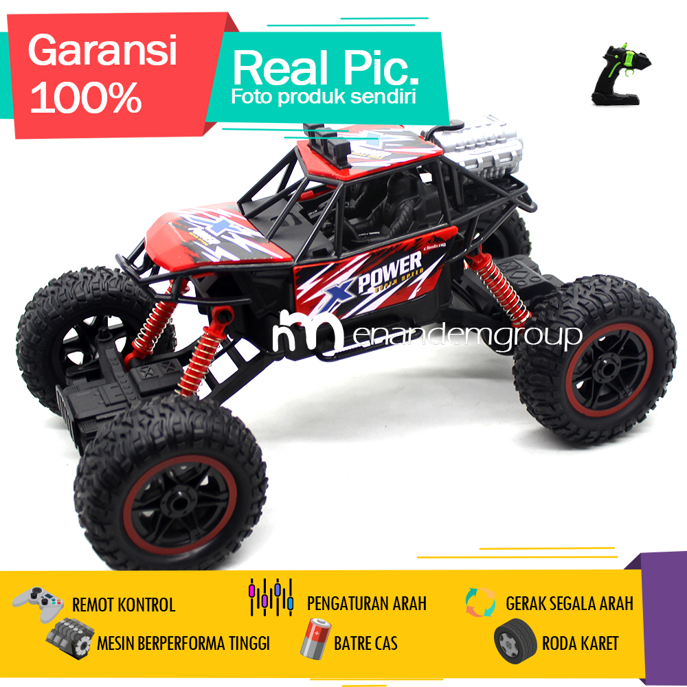 Jual Mobil Remote Control Rc Offroad Climbing XPower Besar 1/14 Batre ...