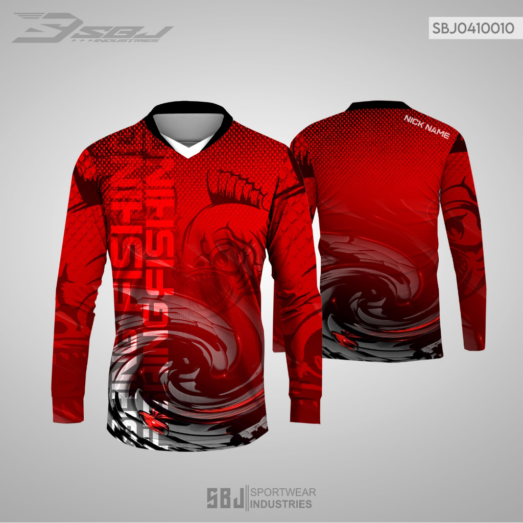 Jual Jersey Mancing Custom Lengan Panjang Premium SBJ Full Printing ...
