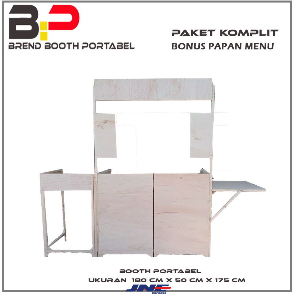 Jual Booth Lipat 180x50x175 Gerobak Lipat Ringan / Meja Jualan Portable ...