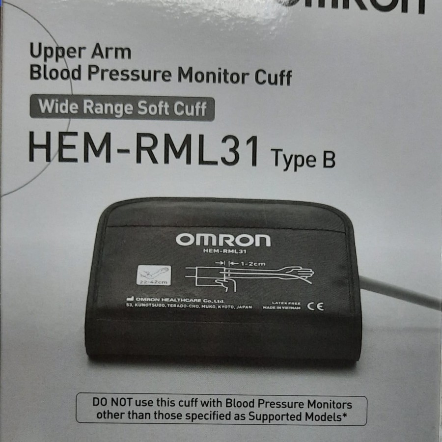 Jual Manset Omron HEM-RML31/Manset tensimeter Digital Omron type B ...