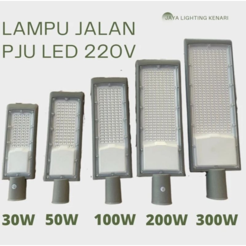 Jual LAMPU JALAN PJU LED 30W 50W 100W 200W 300W WATT LED 220V PJU LED ...