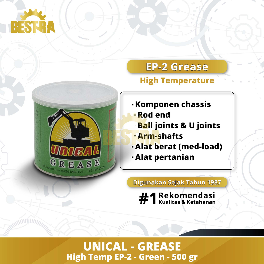 Jual Unical High Temp EP-2 Extreme Pressure Grease / Minyak Gemuk Green ...