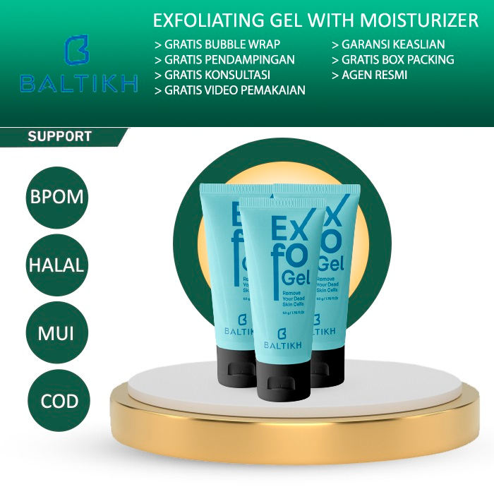 Jual BALTIKH Exfoliating Peeling Gel With Moisturizer 50 ml / AMEI ...