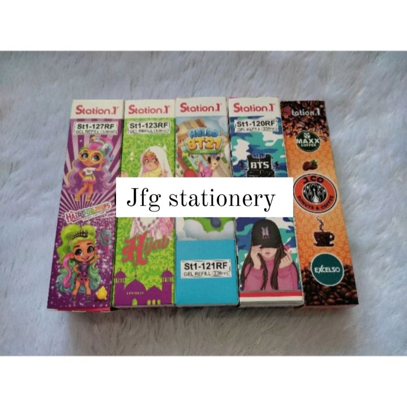 Jual Refill Gel Pen / Pulpen Gel Fancy 0.38mm (20pc) | Shopee Indonesia