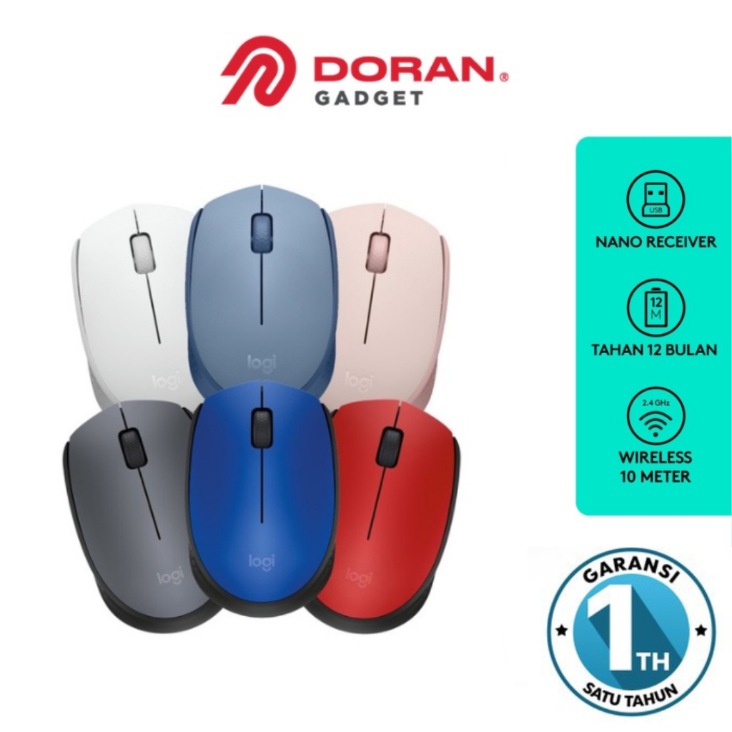 Jual Mouse Logitech Wireless M171 Original Garansi 1th | Mouse Wireless ...