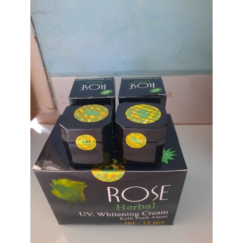 Jual crem rose herbal hitam,original,(12pis) | Shopee Indonesia