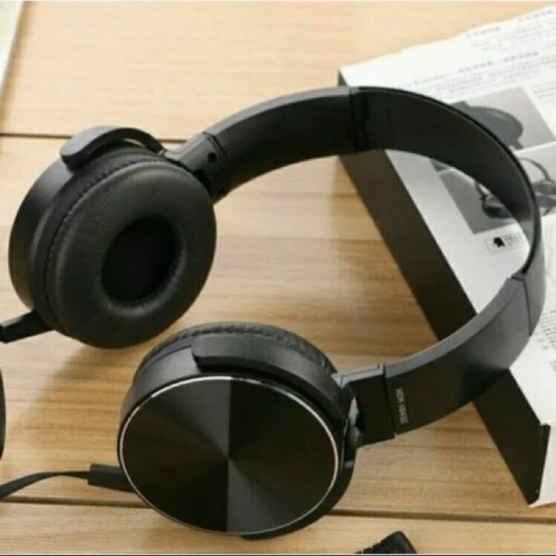 Jual Headphone Headset Bando PPT450 Extra Bass with Mic | Shopee Indonesia