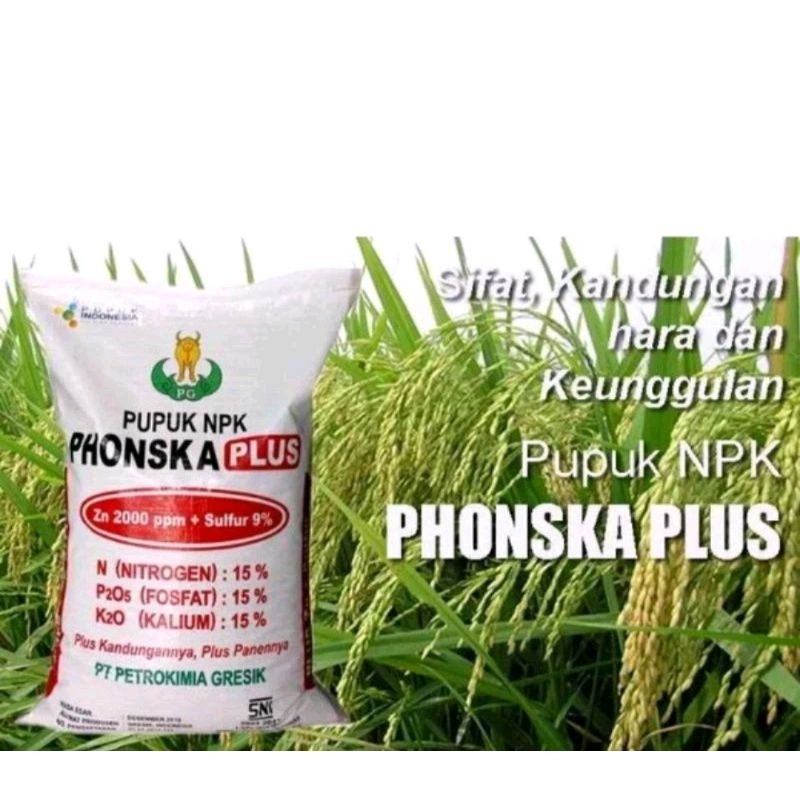 Jual PUPUK NPK PHONSKA PLUS 15 15 15 KEMASAN 25KG | Shopee Indonesia