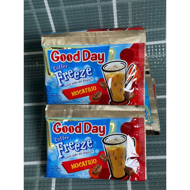 Jual Good day Freeze Coffee kemasan sachet 30gr (isi 10bks) | Shopee ...