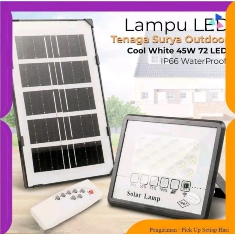 Jual Lampu dinding tenaga surya lampu cob 72 led outdoor tenaga ...