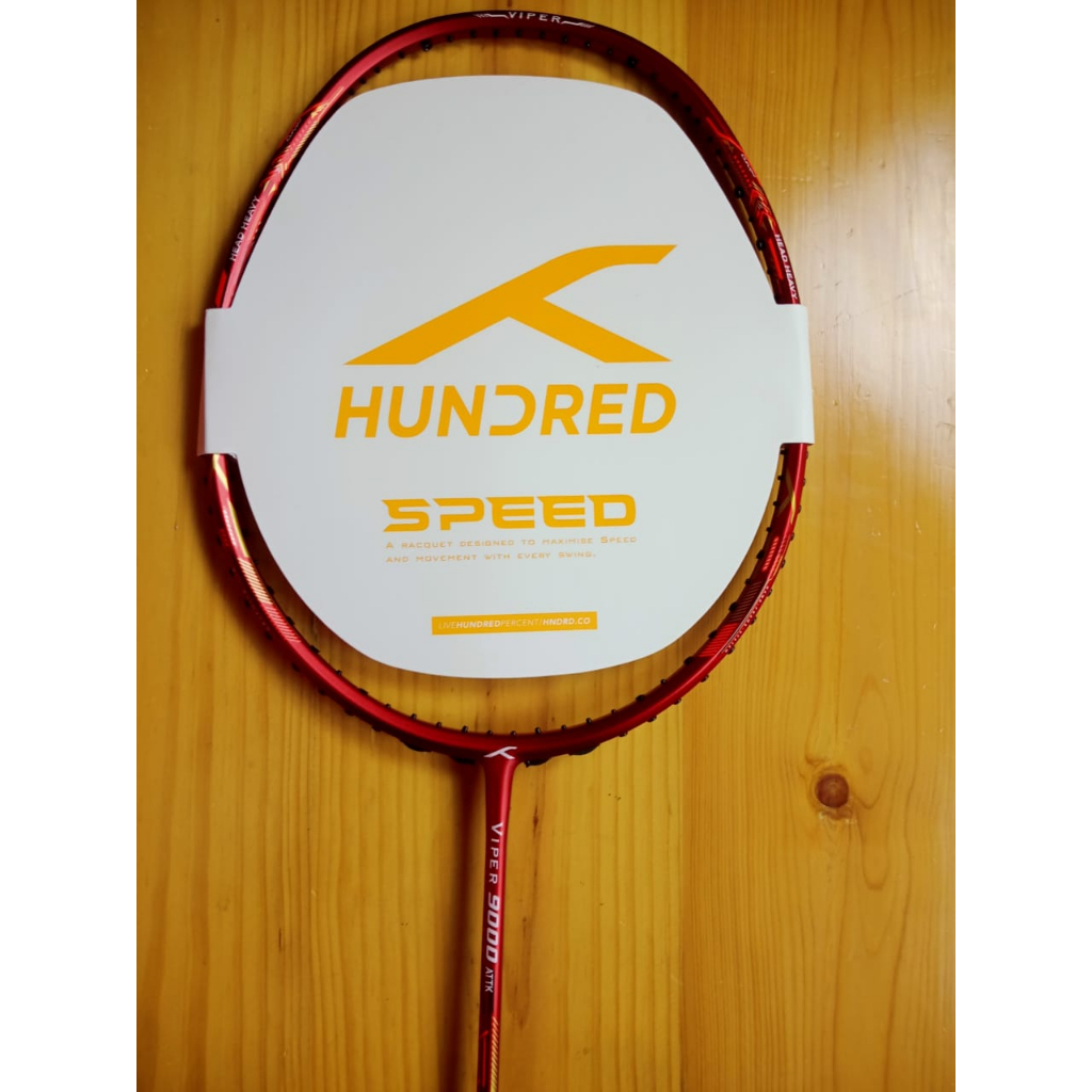 Jual RAKET BADMINTON HUNDRED HNDRD ORIGINAL VIPER 9000+SENAR YONEX BG ...