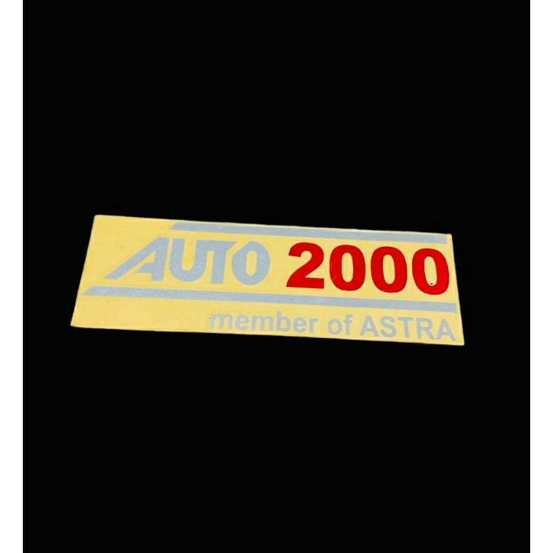 Jual sticker cutting mobil auto 2000 member of astra | Shopee Indonesia