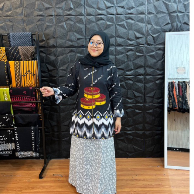 Jual BATIK CEWEK LONTARA BATIK LONTARA TUNIK CEWEK | Shopee Indonesia