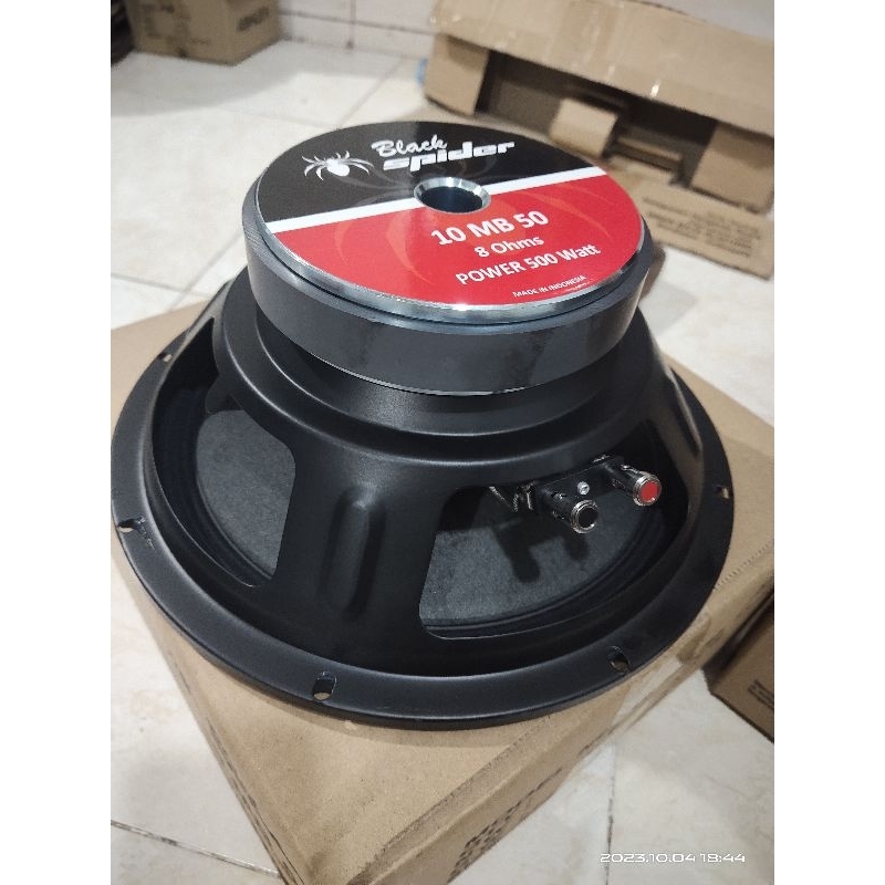 Jual speaker 10 INCH BLACK SPIDER 10MB50 ORIGINAL spiker black spider ...